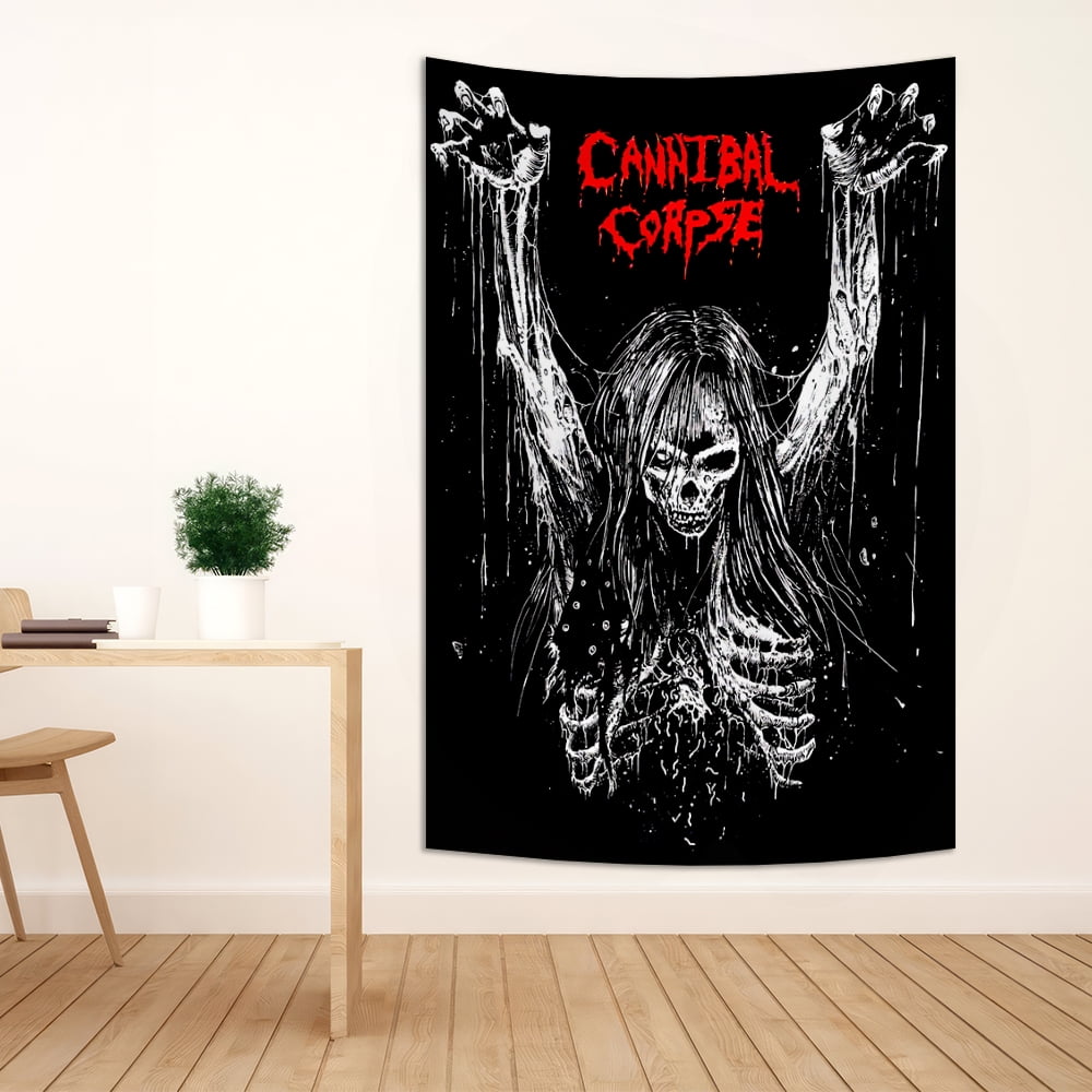 Cannibal Corpse Heavy Metal Band Icon Tapestry Rock Music Poster Canvas ...