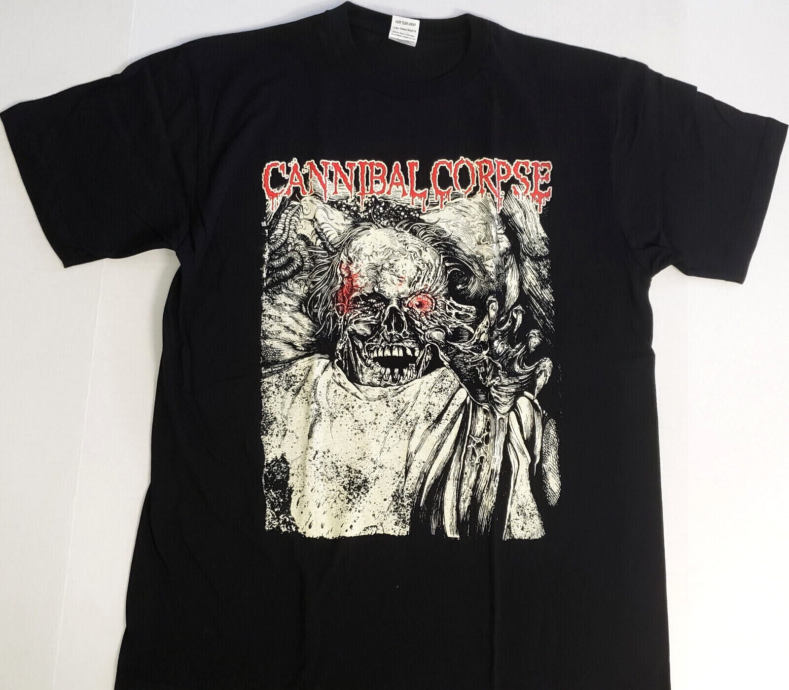 Cannibal Corpse T-shirt Rotting Corpse Death Metal Tee Men's 100% ...