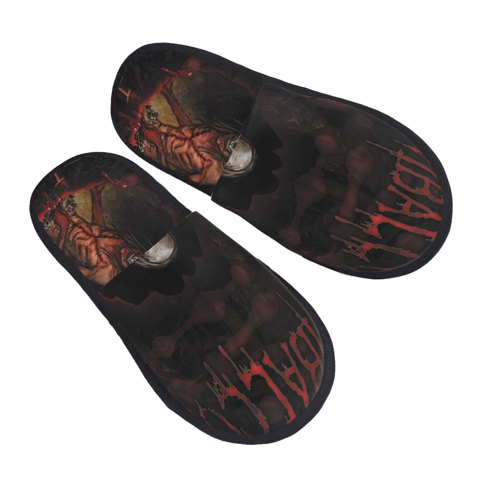 Cannibal Corpse Women'S Slippers Fuzzy Soft House Slippers Men'S Plush ...