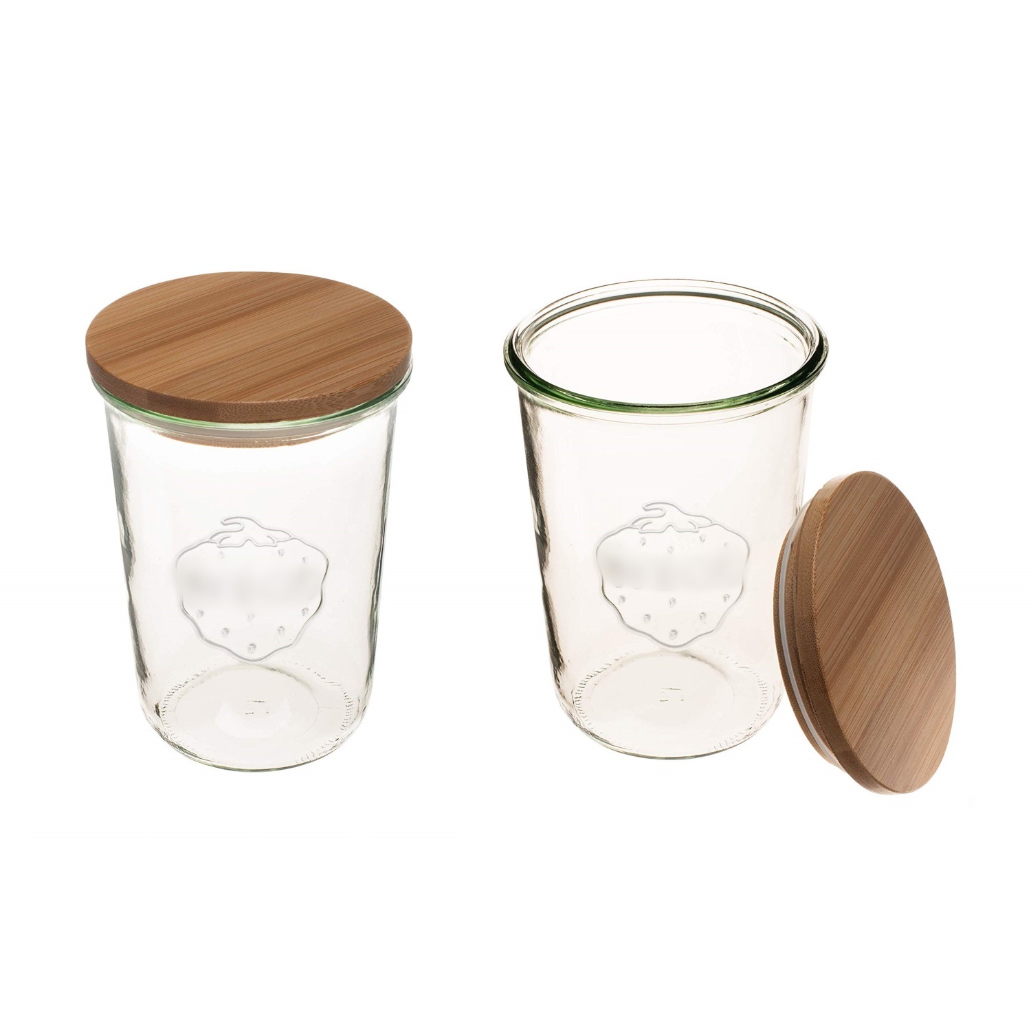 Canning Jars 743-28.7 fl. oz Mold Jars made of Transparent Glass - Eco ...