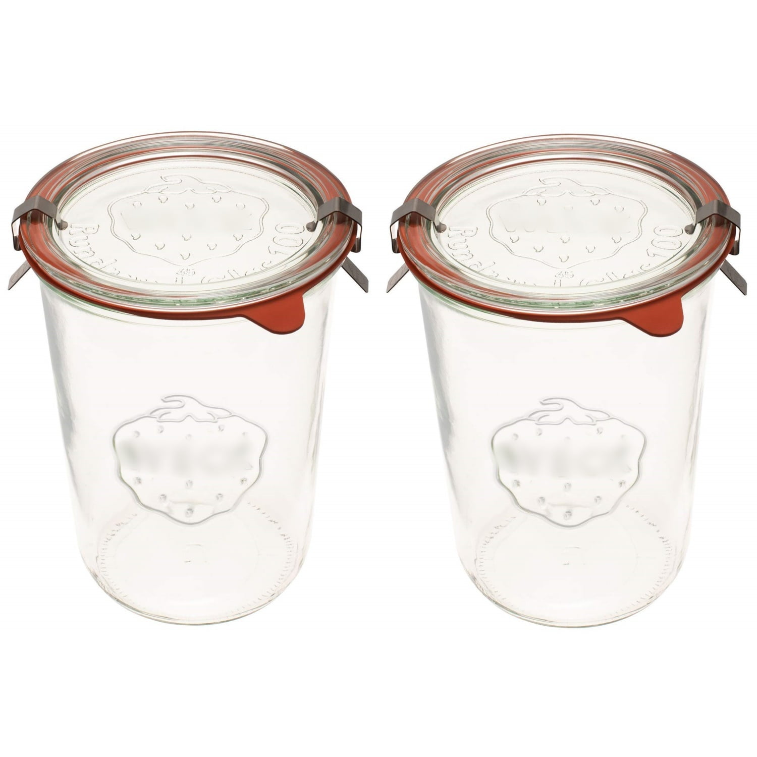 Canning Jars 743-28.7 fl. oz Mold Jars made of Transparent Glass - Eco ...