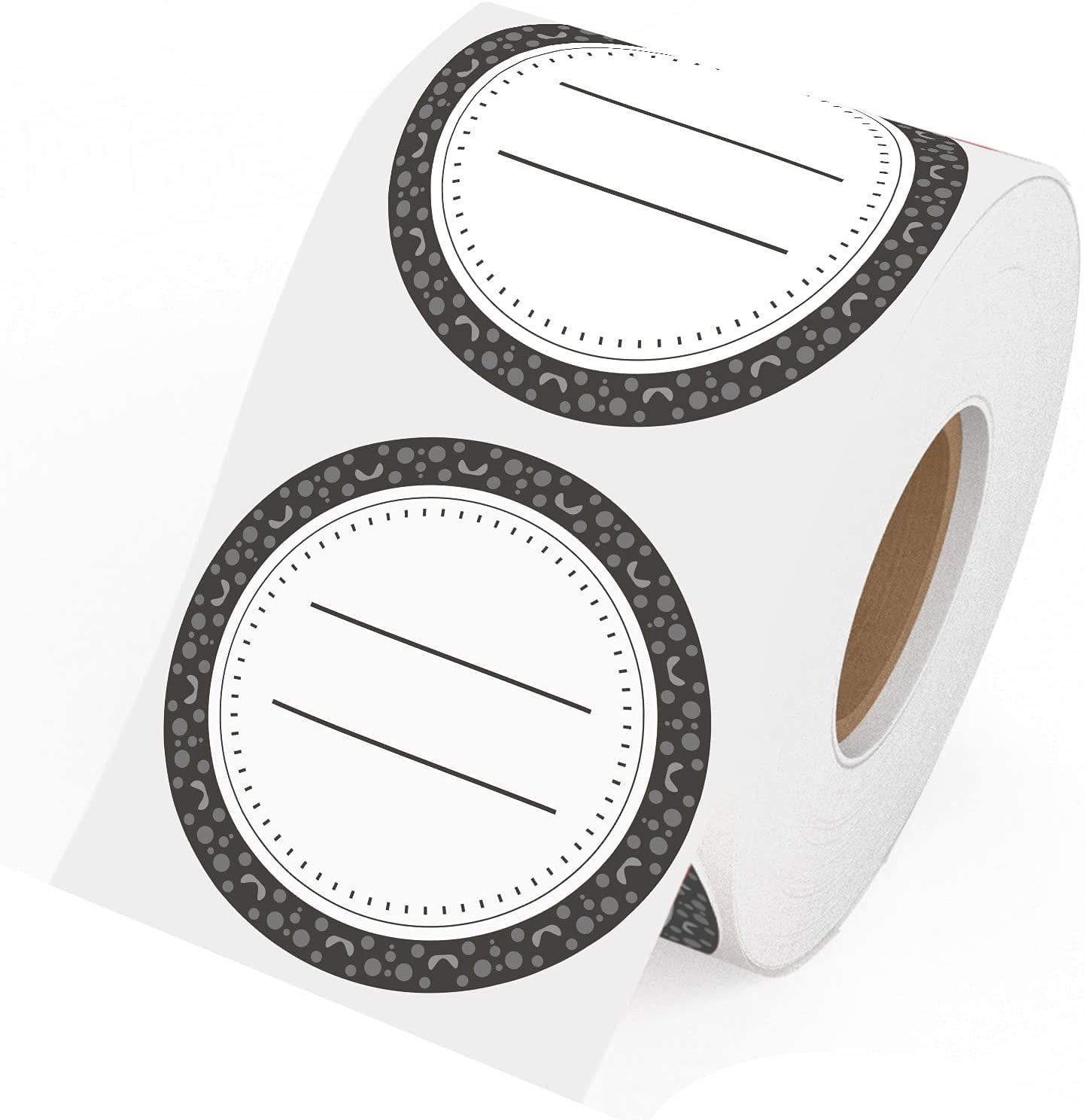 MESS Dissolvable Canning Labels 200 Round 2" Stickers for Mason Jars ...