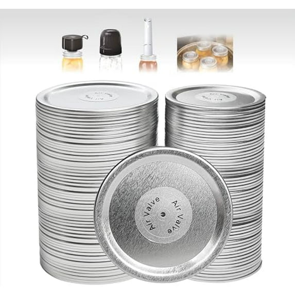 Canning Lids with Air Valve for Ball/Kerr Wide and Regular Mouth Mason ...