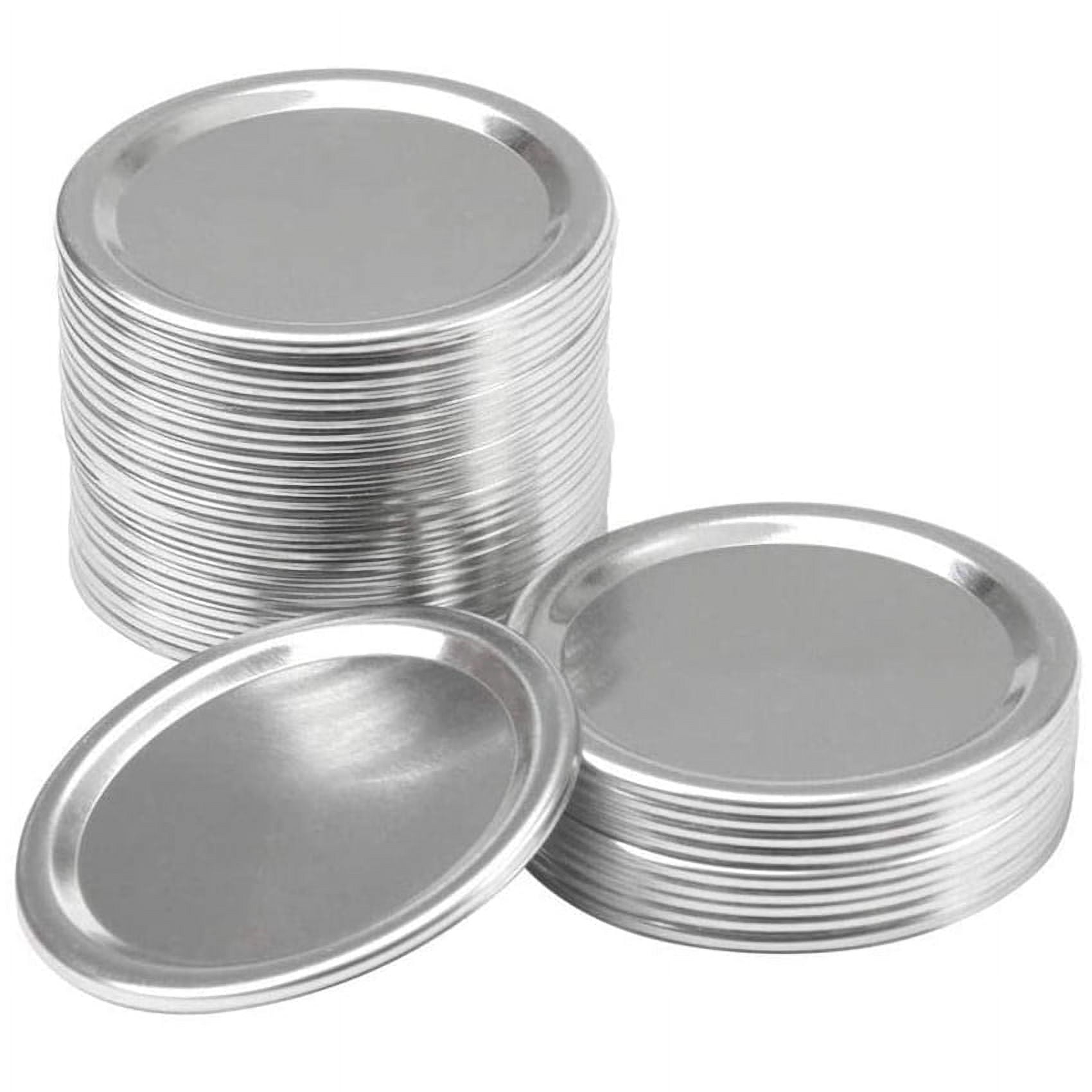 Canning Lids, Regular Mouth Mason Jar Lids, Stainless Steel Lids For ...