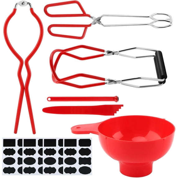 Canning Supplies Starter Kit,Stainless Steel Canning Set Tools, Pot Set ...