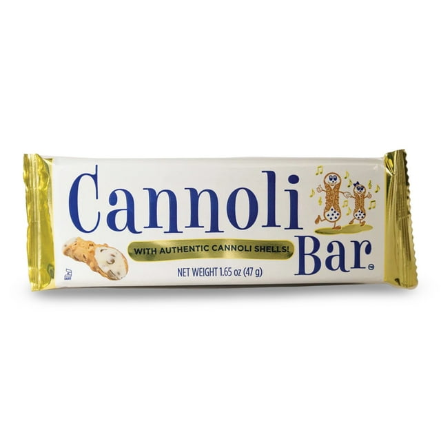 Cannoli Candy Bar Full Size, 4 Bars - Walmart.com