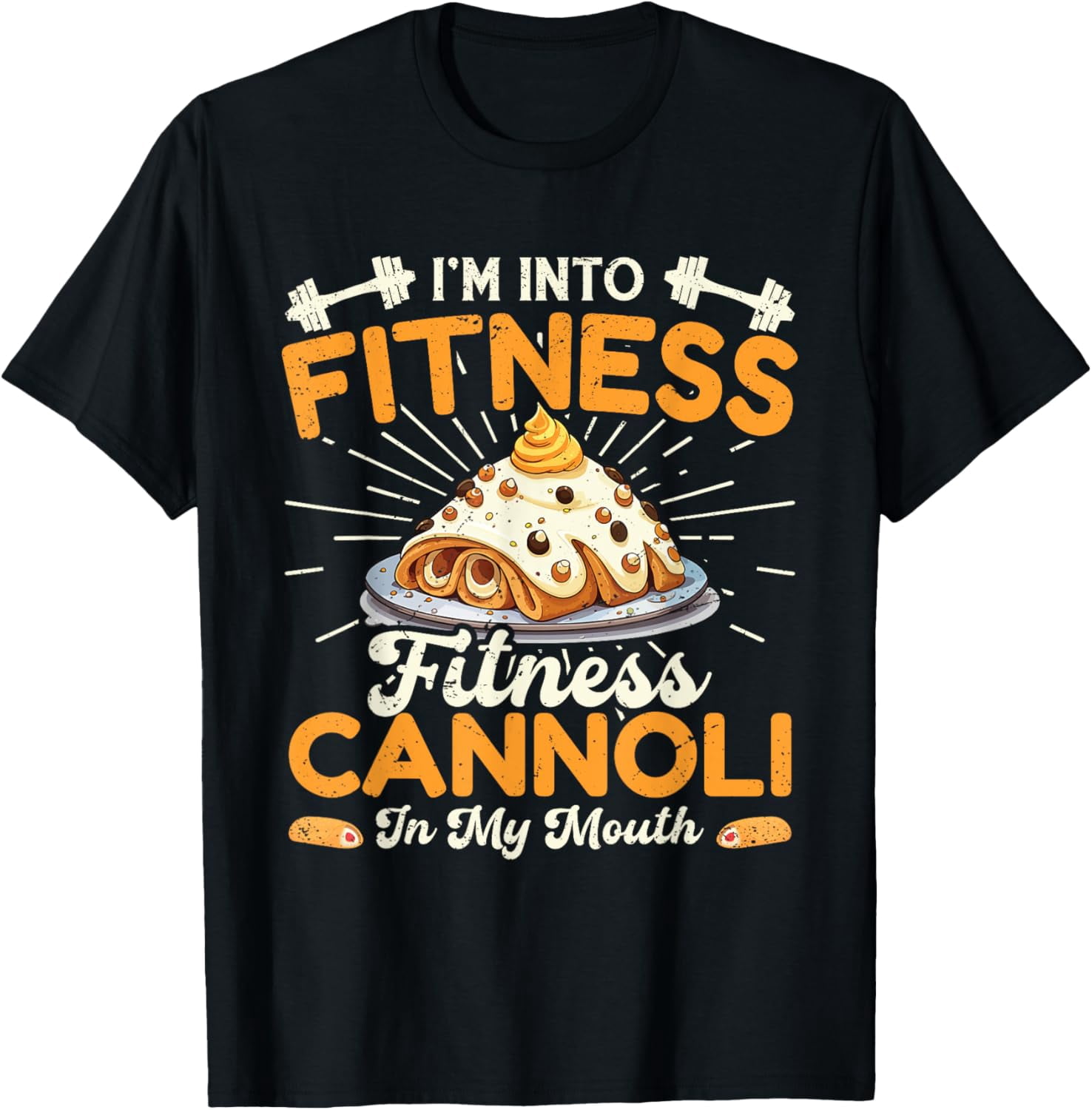 Cannoli Cream Cannellini Sweet Sicilian Treats T-Shirt men and women ...