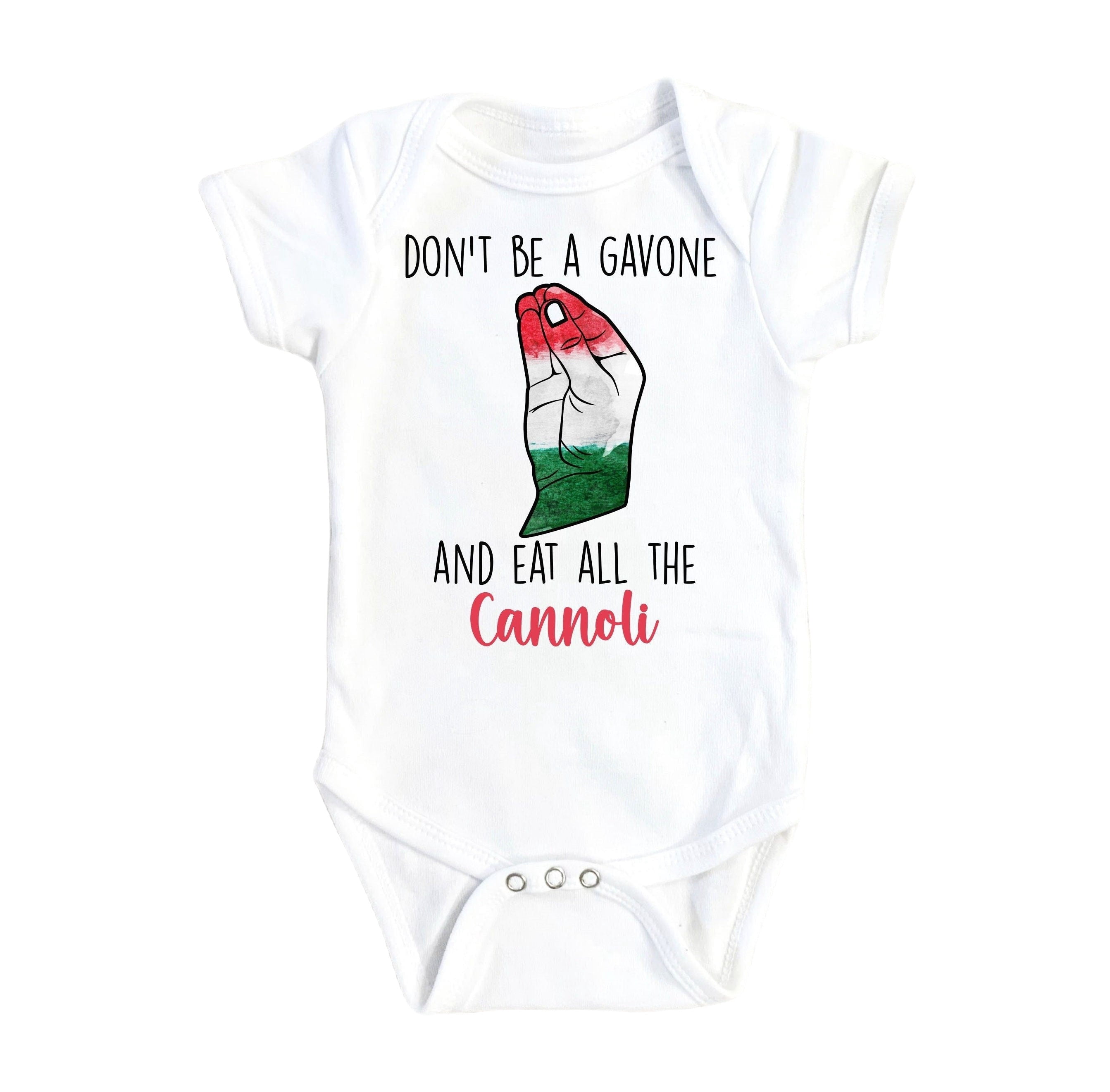 Cannoli Italian - Baby Boy Girl Clothes Infant Bodysuit Funny Cute ...