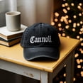 Cannoli Lover Embroidered Washed Cotton Baseball Cap, Italian Dessert ...