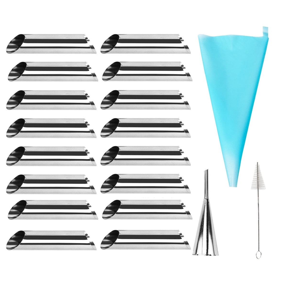 Cannoli tube, stainless steel cannoli form non-stick Danish pastry mold ...