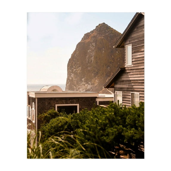 Cannon Beach House - Cannon Beach Oregon Photography Unframed Wall Art ...