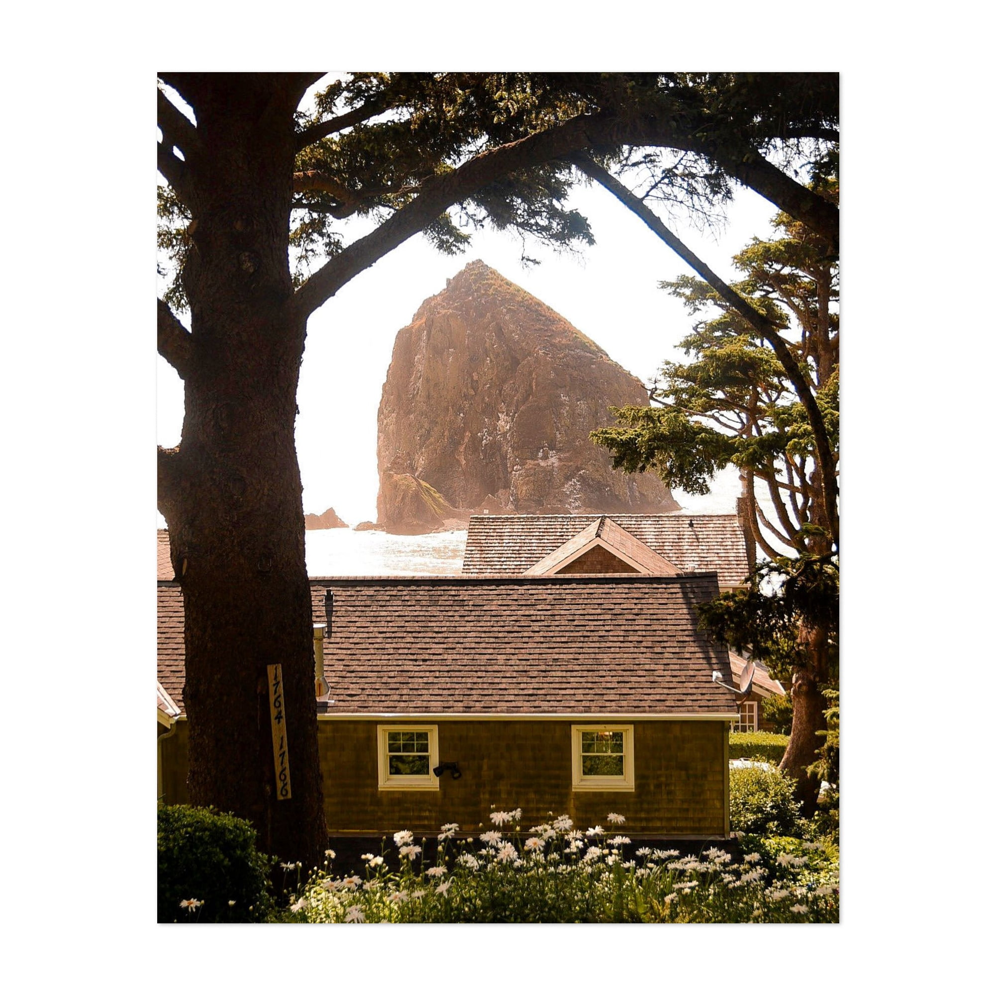 Cannon Beach House II - Cannon Beach Oregon Photography Unframed Wall ...