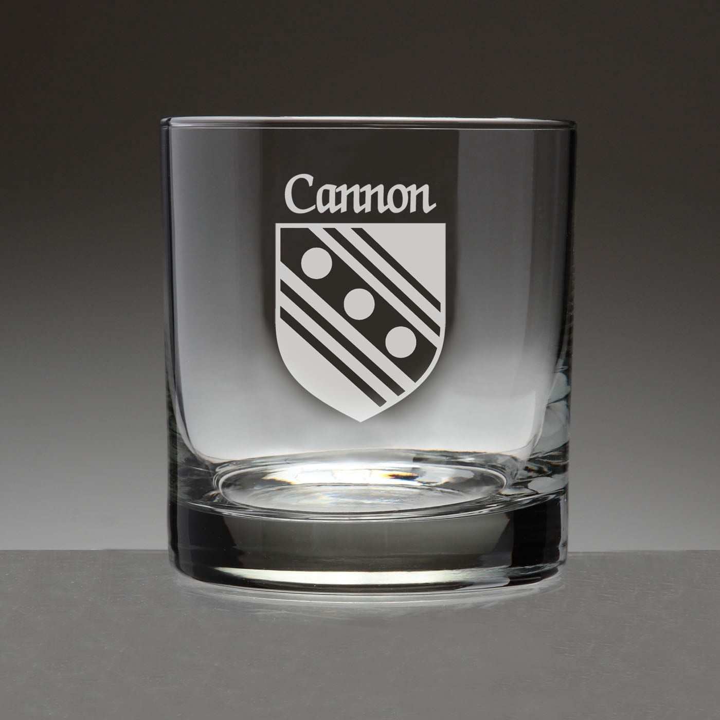 Cannon Irish Coat of Arms Tumbler Glasses - Set of 4 (Sand Etched ...