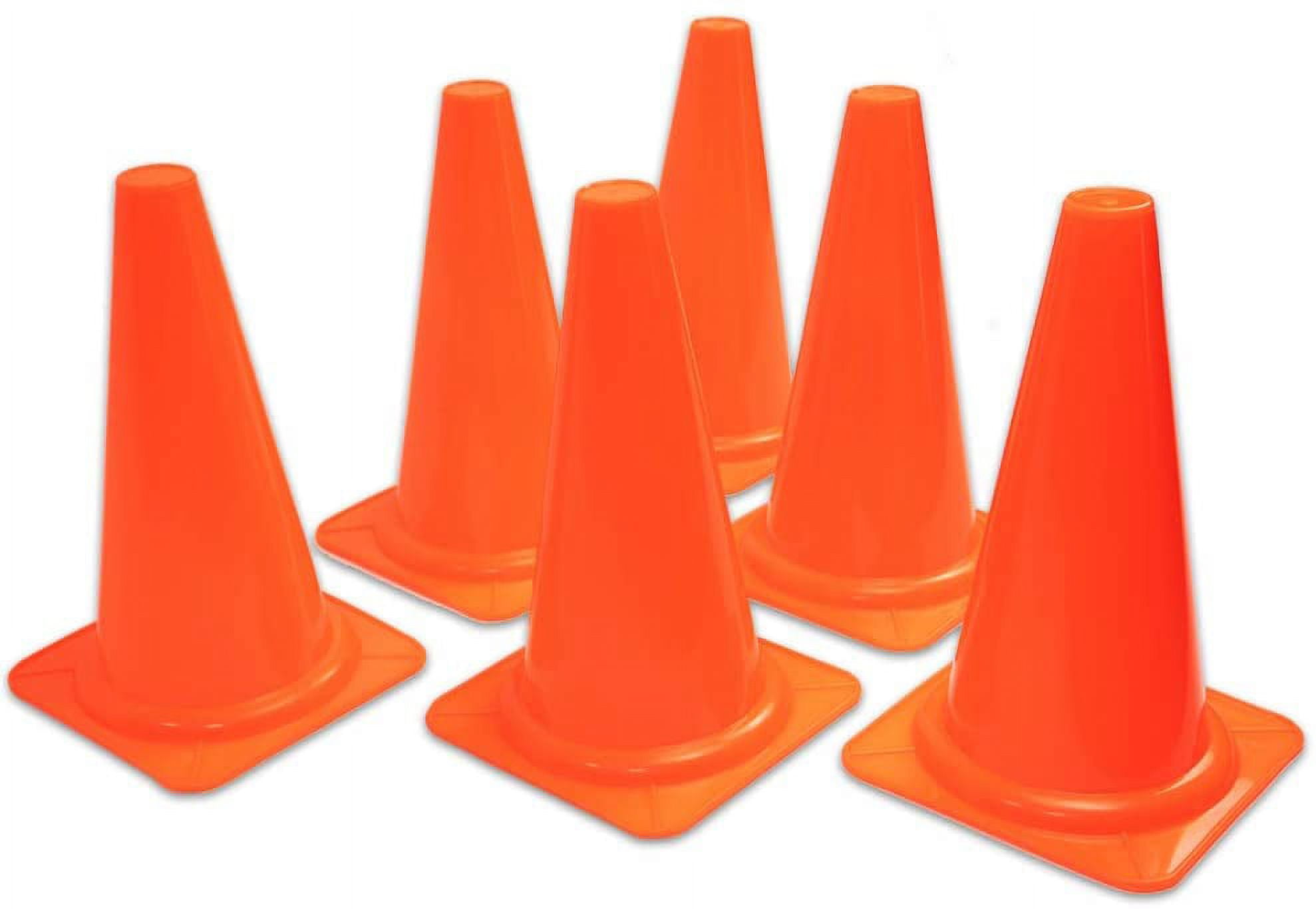 Cannon Sports 12 Inch Neon Plastic Sports Cones for Practice and ...
