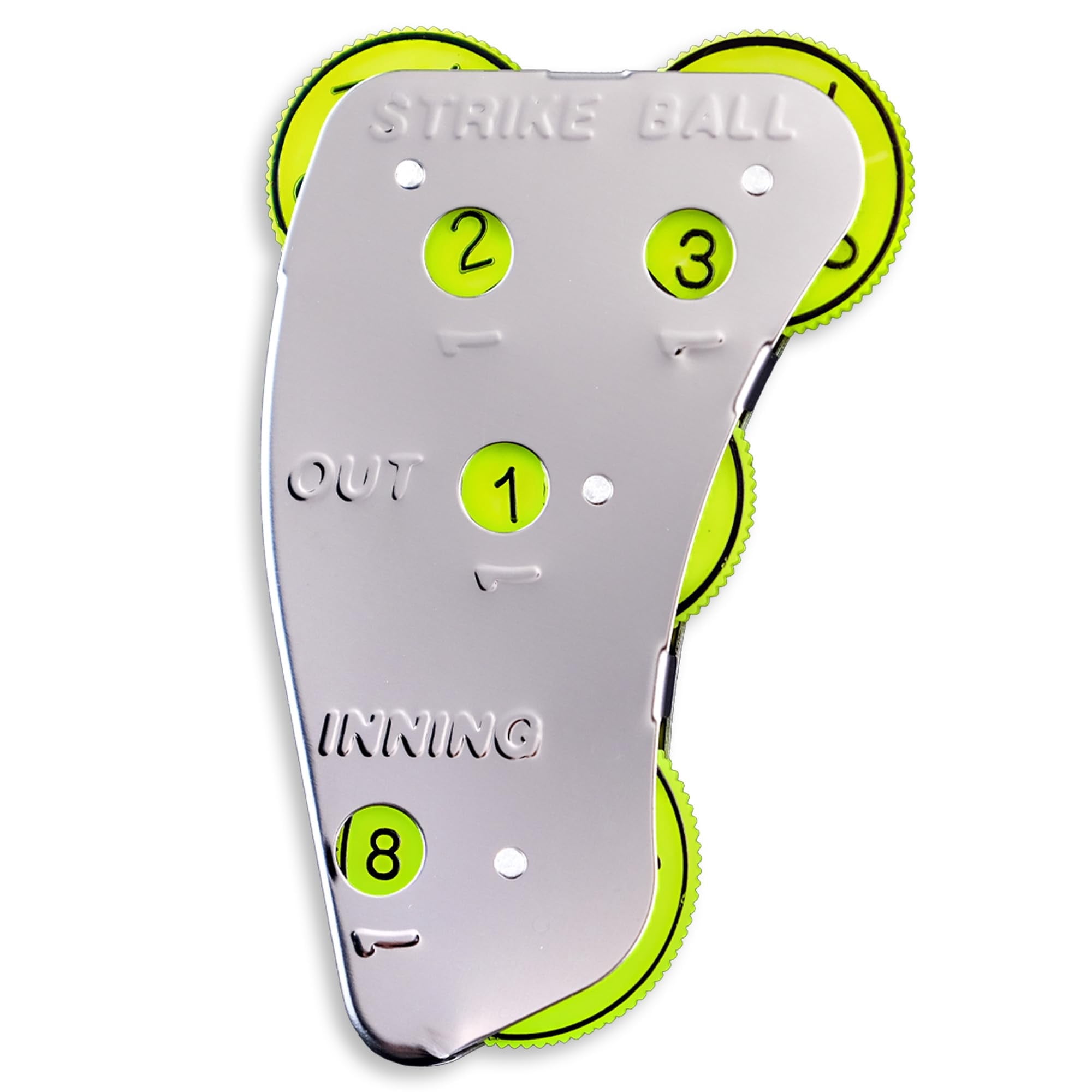 Cannon Sports 4 Wheel Stainless Steel Umpire Indicator - Optic Yellow ...