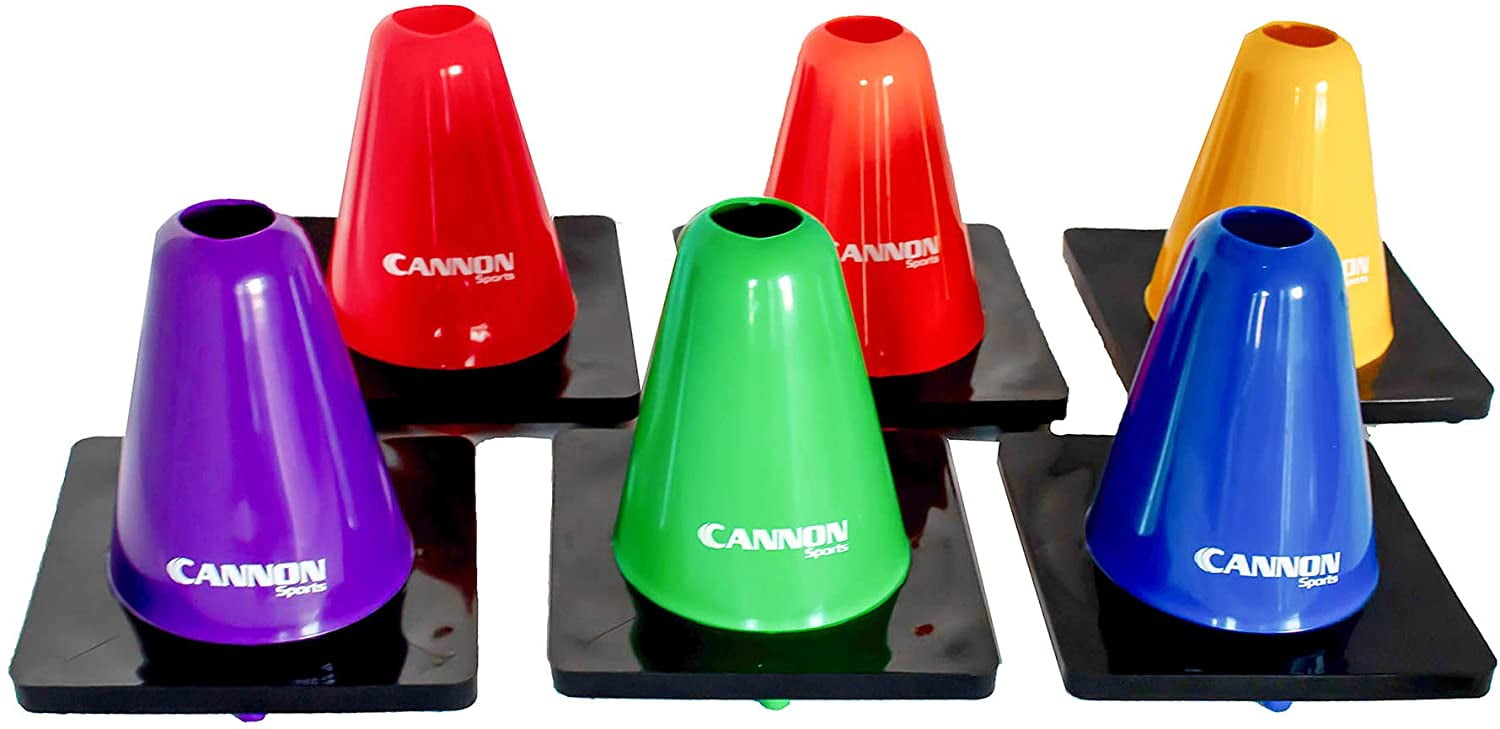 Cannon Sports Assorted Colors Multi-Purpose Vinyl Activity Cones with ...