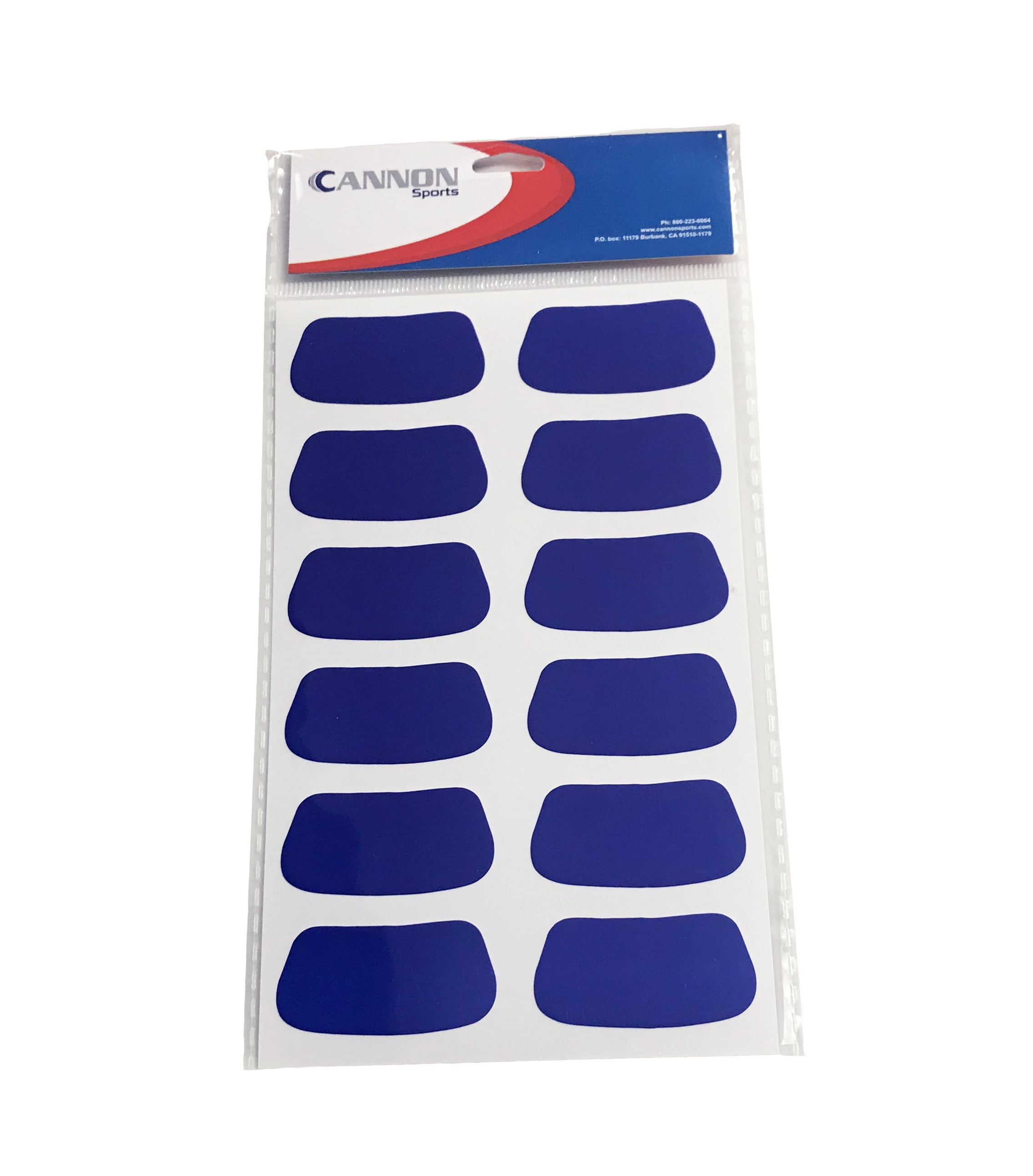 Cannon Sports Eye Black Stickers- Blue - Walmart.com