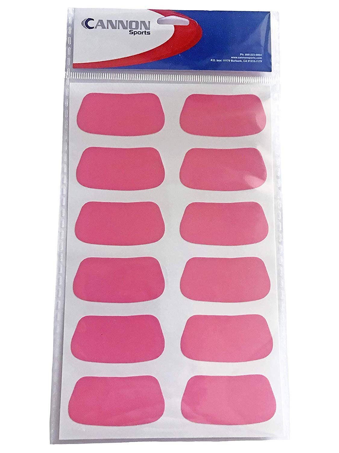 Cannon Sports Eye Black Stickers- Pink - Walmart.com