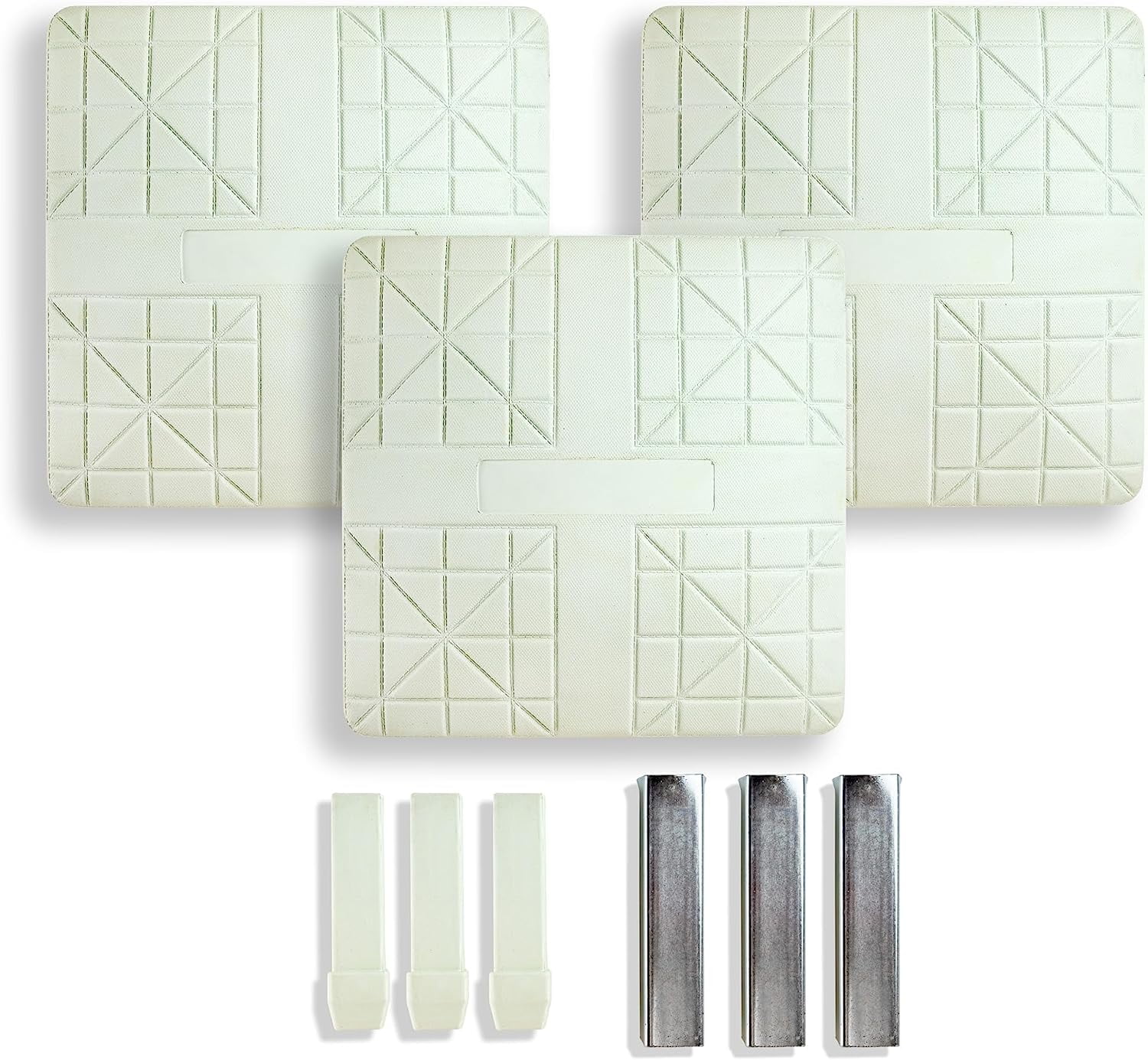 Cannon Sports Molded Base Set of 3 Pro Style Bases for Baseball and ...