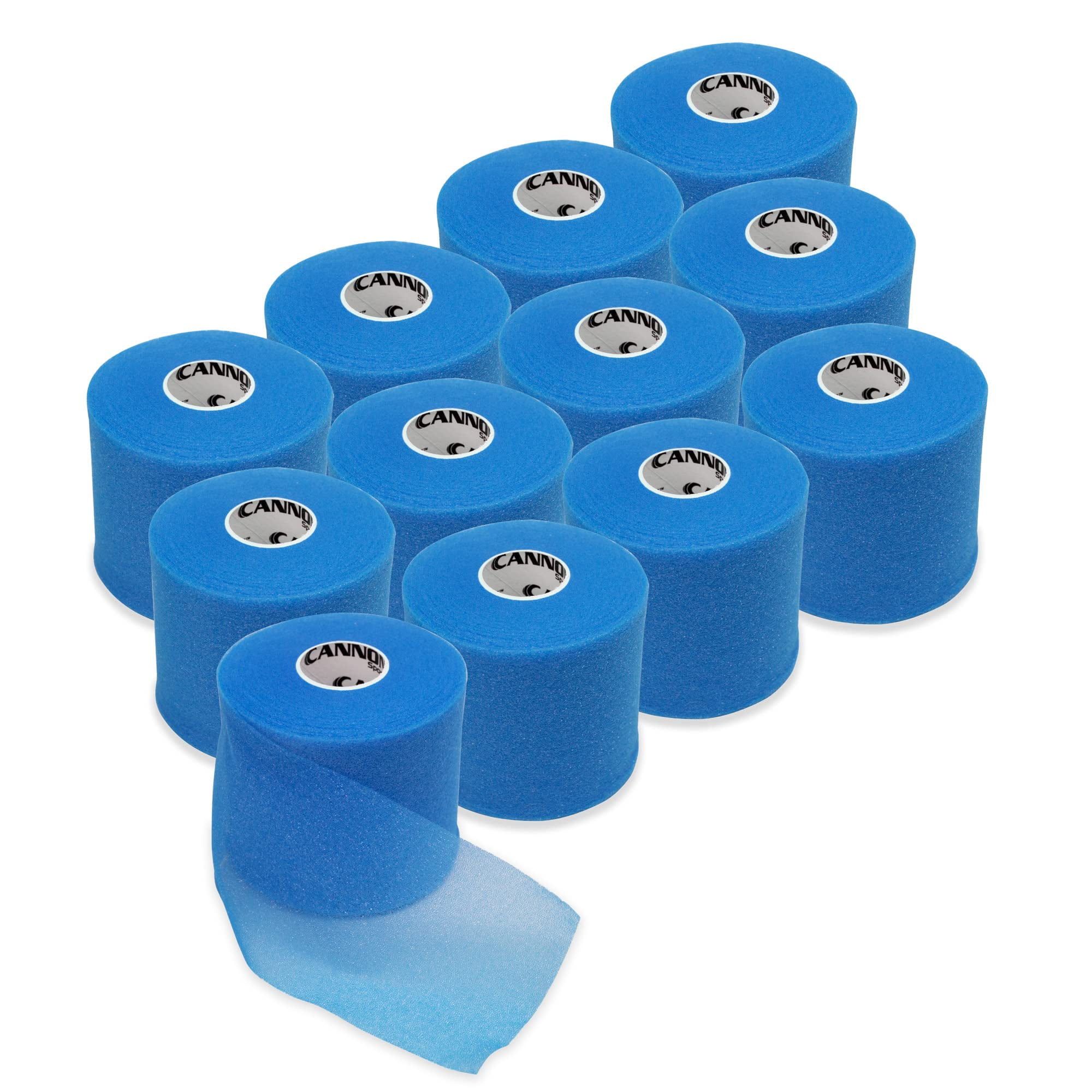 Cannon Sports Pre-Wrap 12-Pack 30 Yards Each Roll Athletic Tape Foam ...