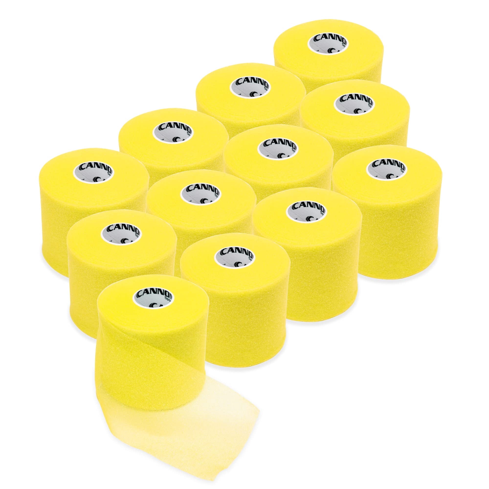 Cannon Sports Pre-Wrap 12-Pack 30 Yards Each Roll Athletic Tape Foam ...