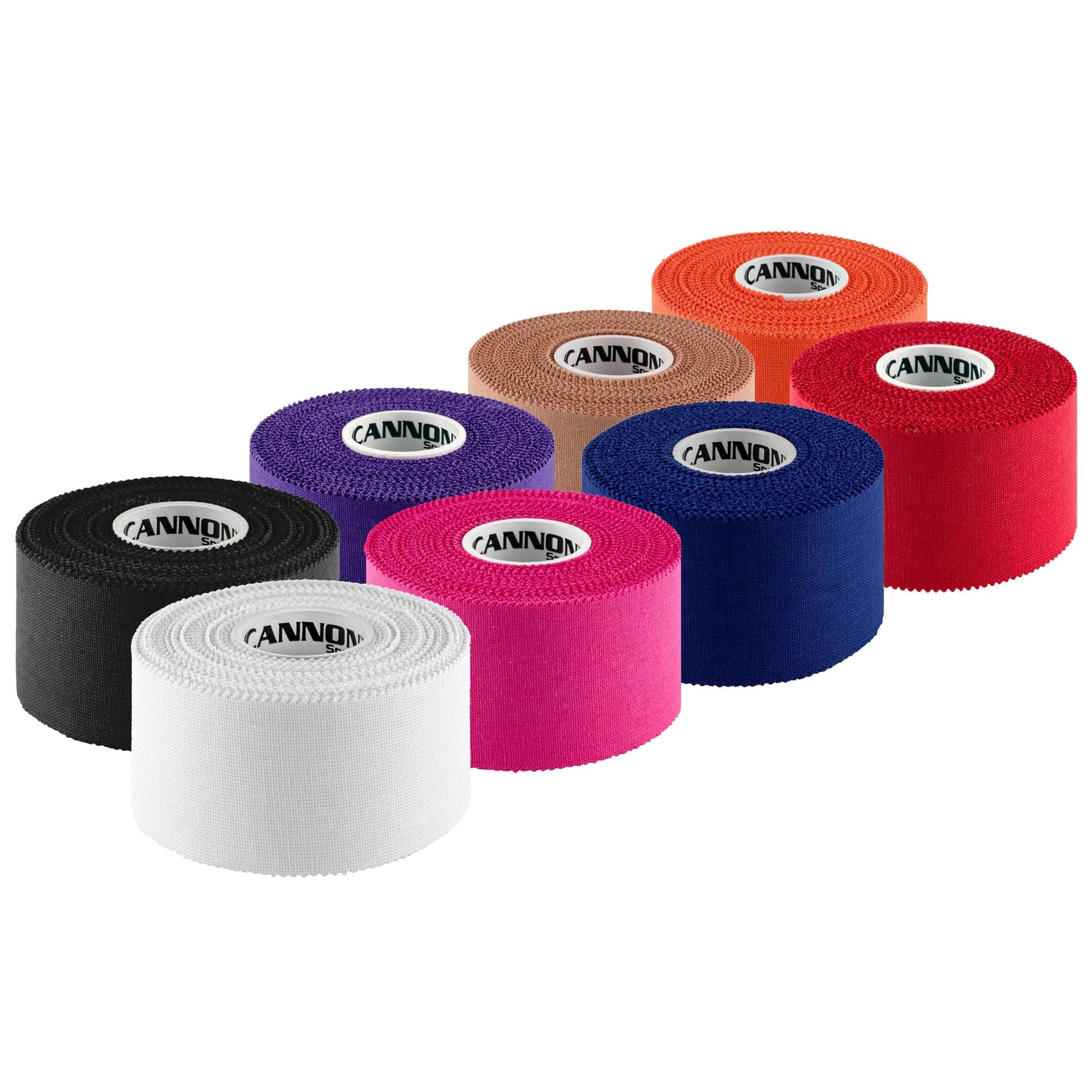 Cannon Sports Premium Athletic Tape - 1.5” x 45 Feet Per Roll - Easy ...