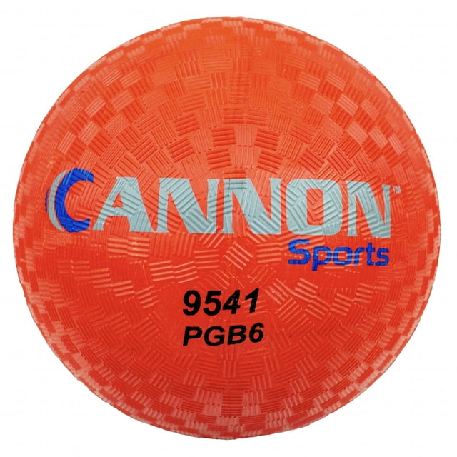 Cannon Sports Red Rubber Playground Ball for 4 Square, Dodgeball ...