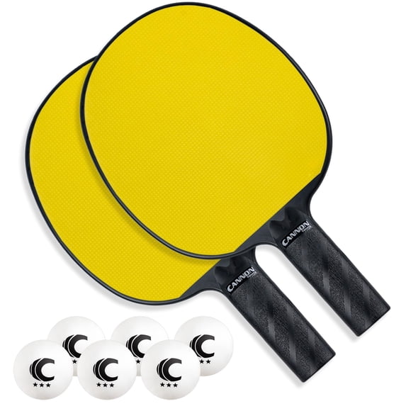 Cannon Sports Rubber Face Unbreakable Table Tennis Paddle Set - 2 ...