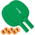 Cannon Sports Unbreakable Table Tennis Paddle Set - 2 Rackets with 6 ...