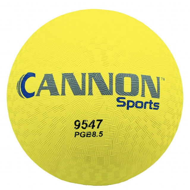 Cannon Sports Yellow Rubber Playground Ball for 4 Square, Dodgeball ...