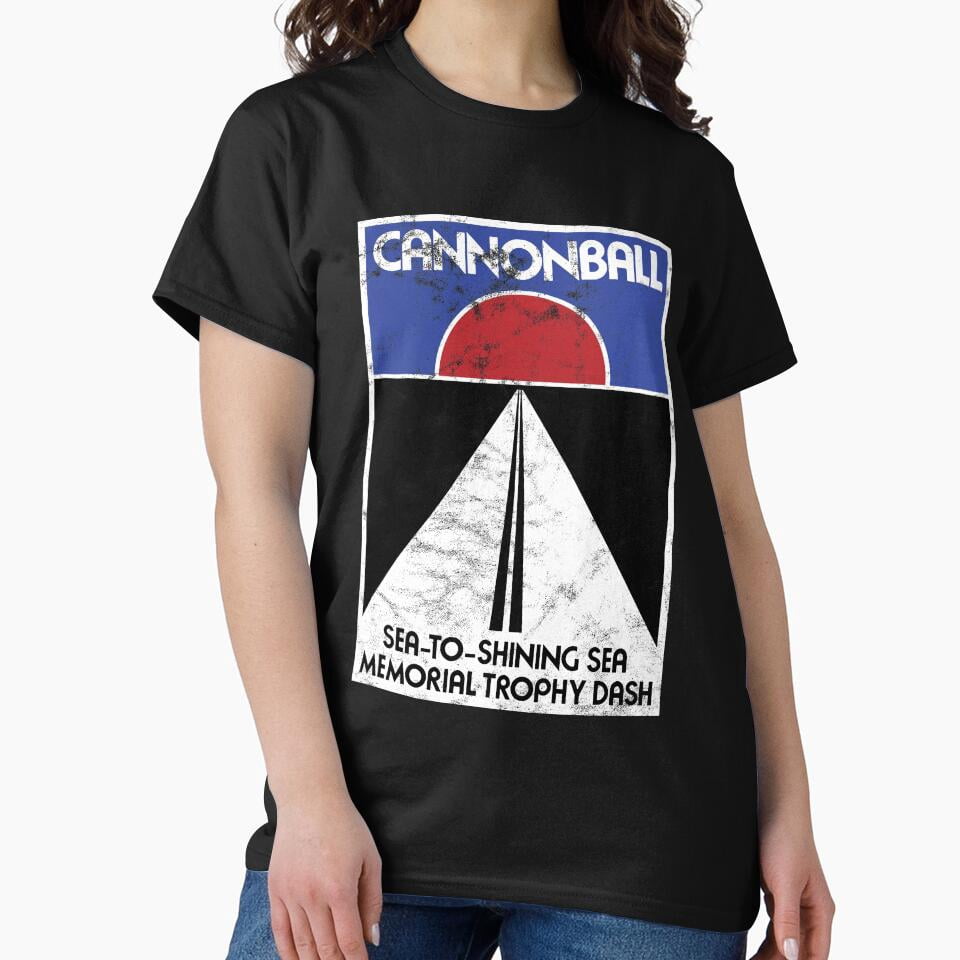 Cannonball Sea-to-Shining Sea Memorial Trophy Dash Retro T-Shirt H2131 ...
