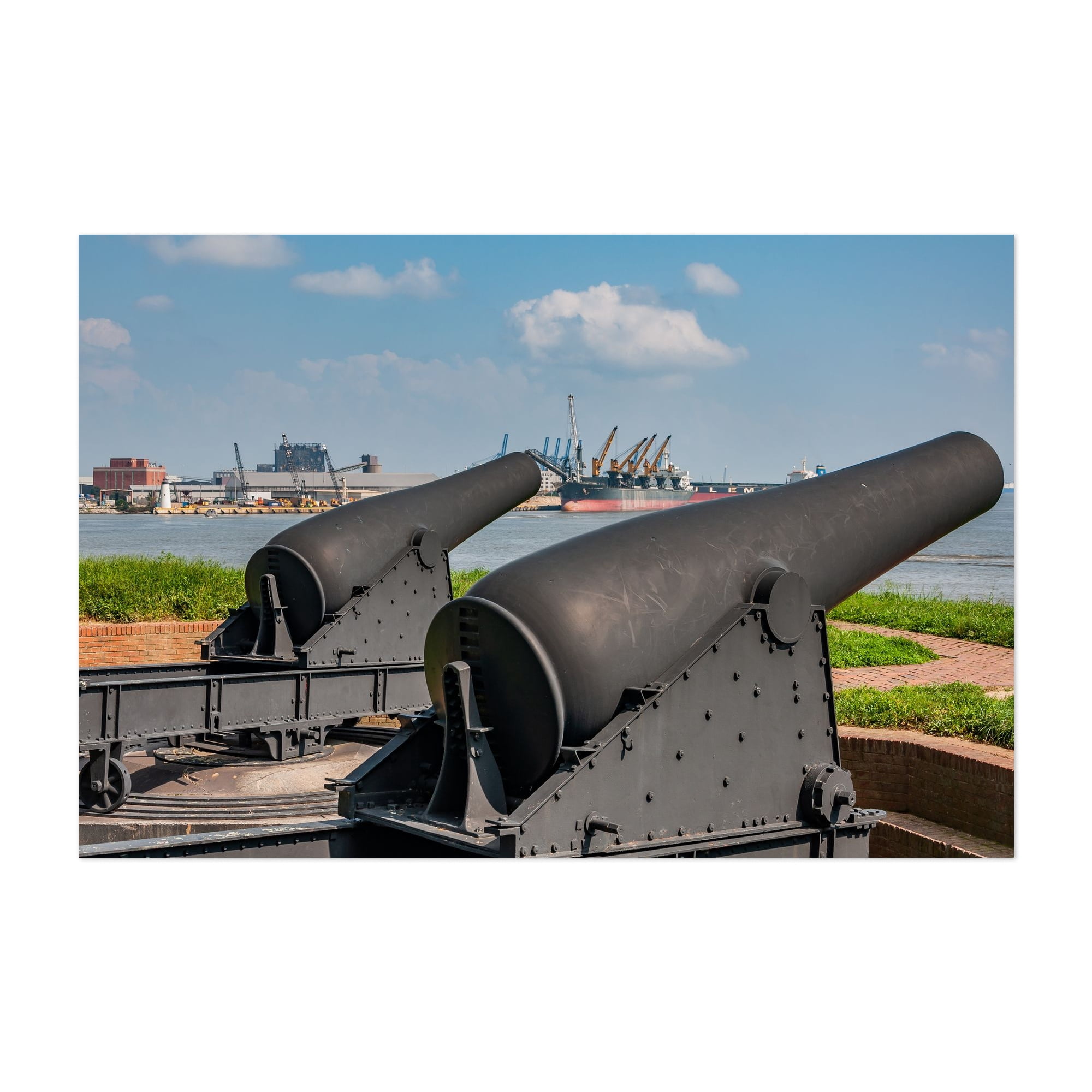 Cannons Overlooking Baltimore Harbor - Baltimore Maryland Photography ...