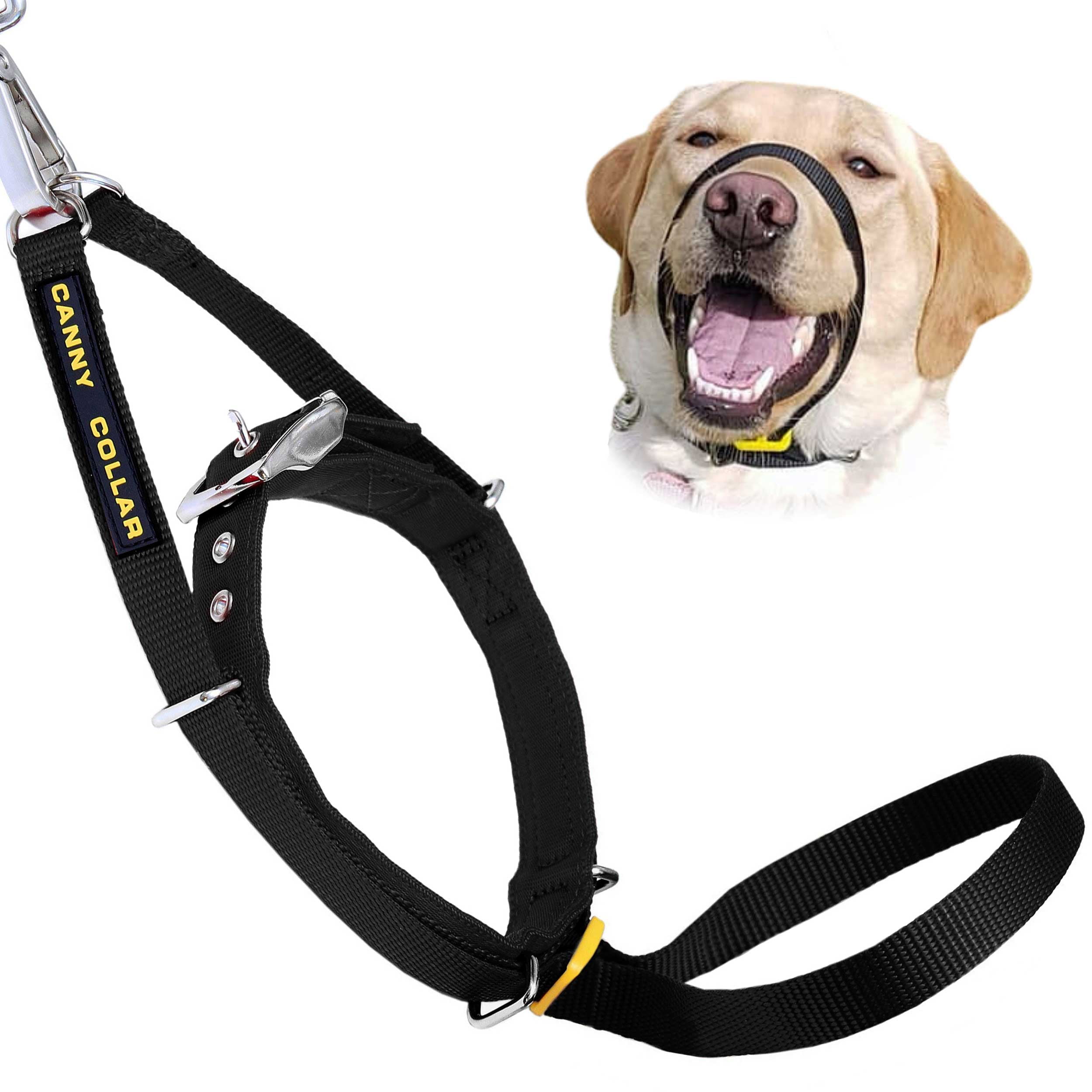 Canny Collar Black 17"-19" - Size 5 - Walmart.com