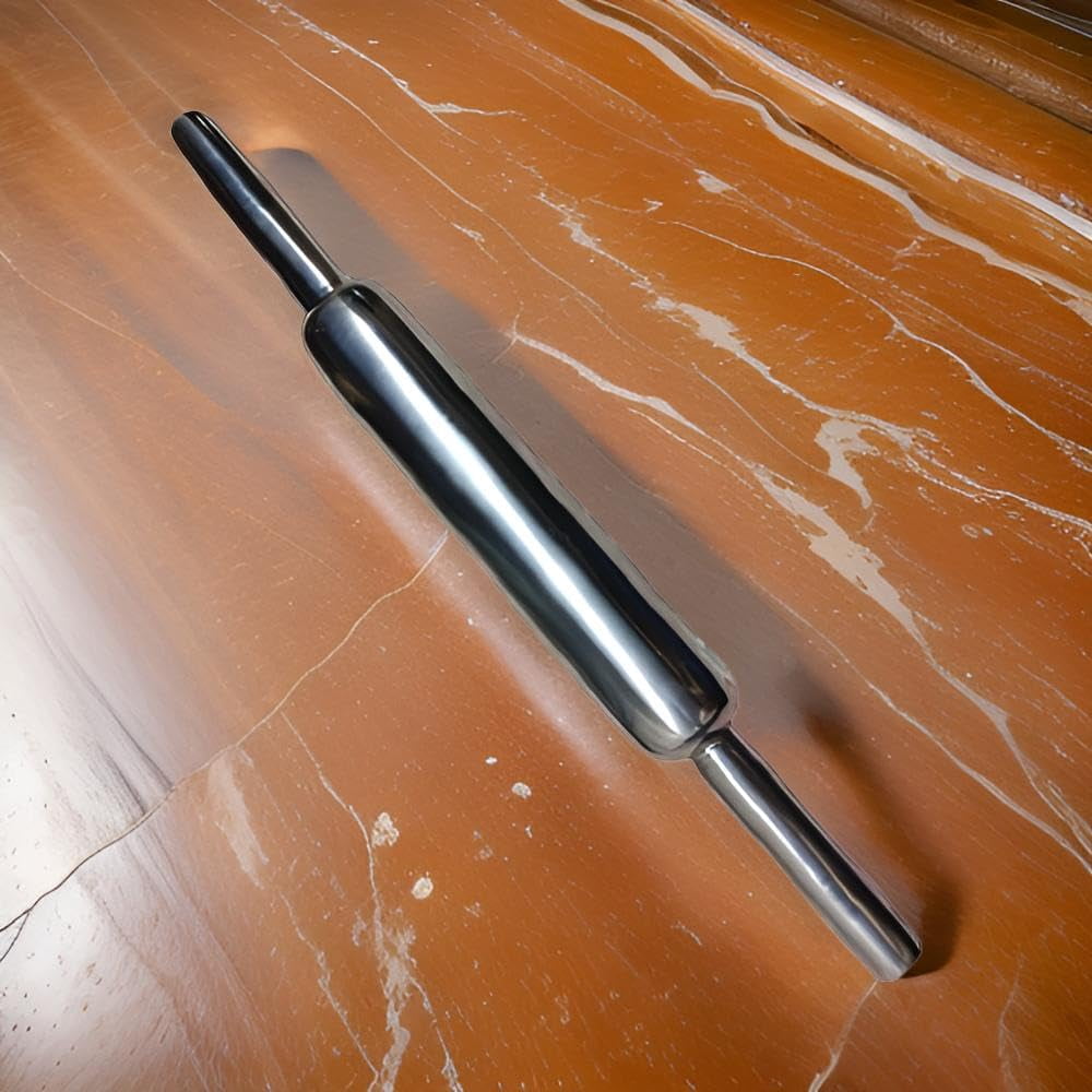 Cano Crystals Stainless Steel Belan 33cm Length Rolling Pin for Roti ...