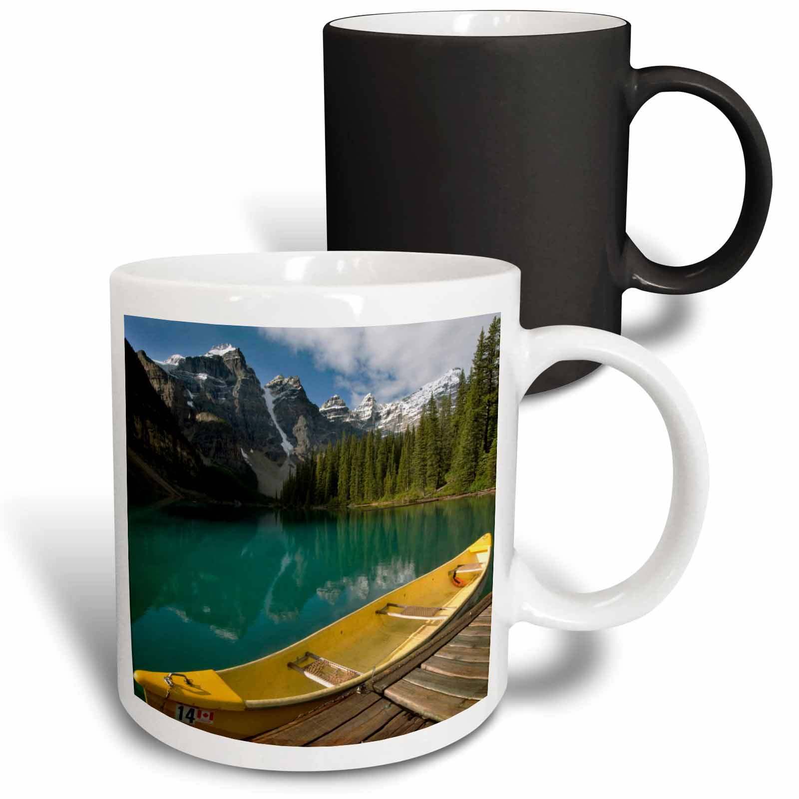 3drose, Canoe Along Moraine Lake, Banff National Park, Banff-cn02 ...