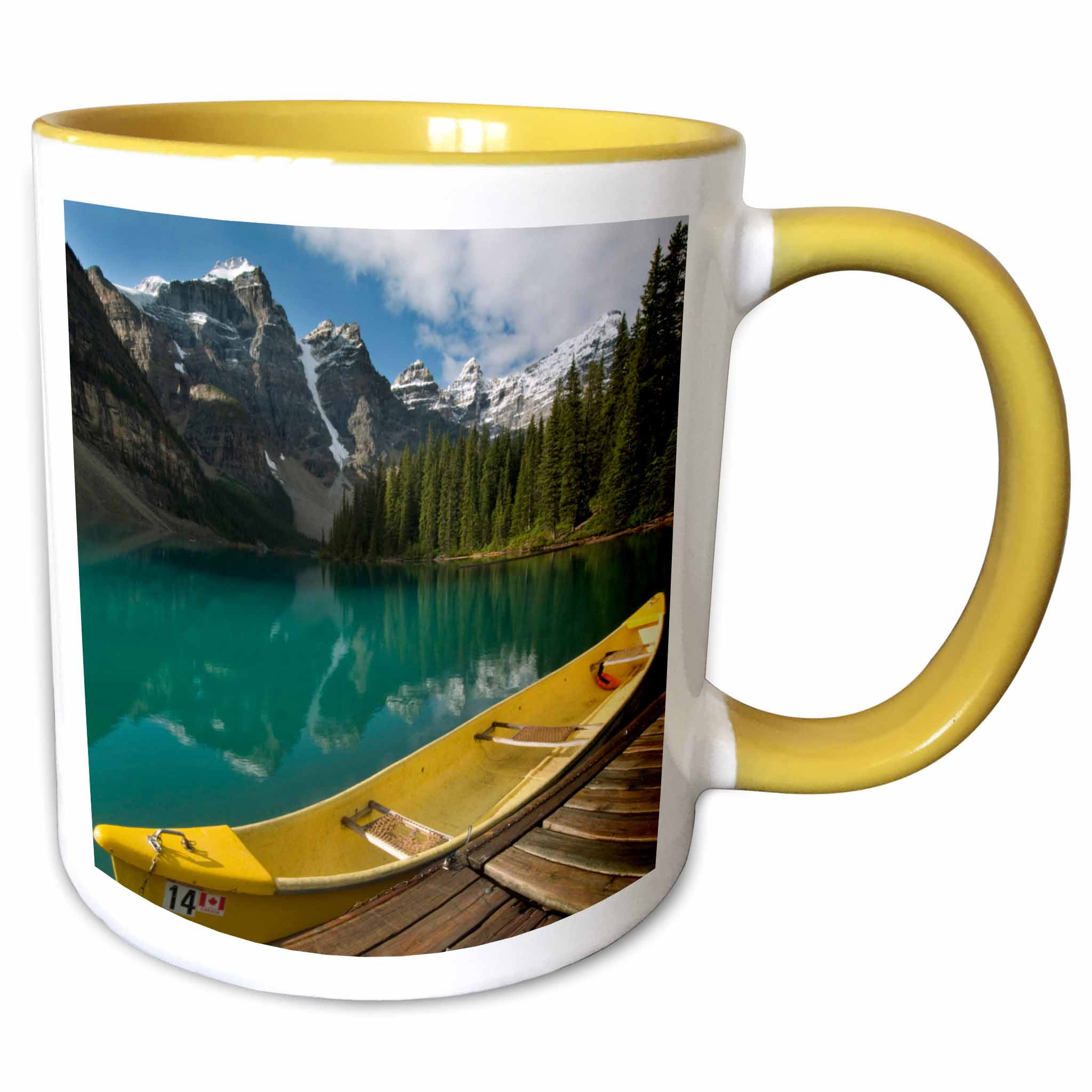 3drose, Canoe Along Moraine Lake, Banff National Park, Banff-cn02 ...