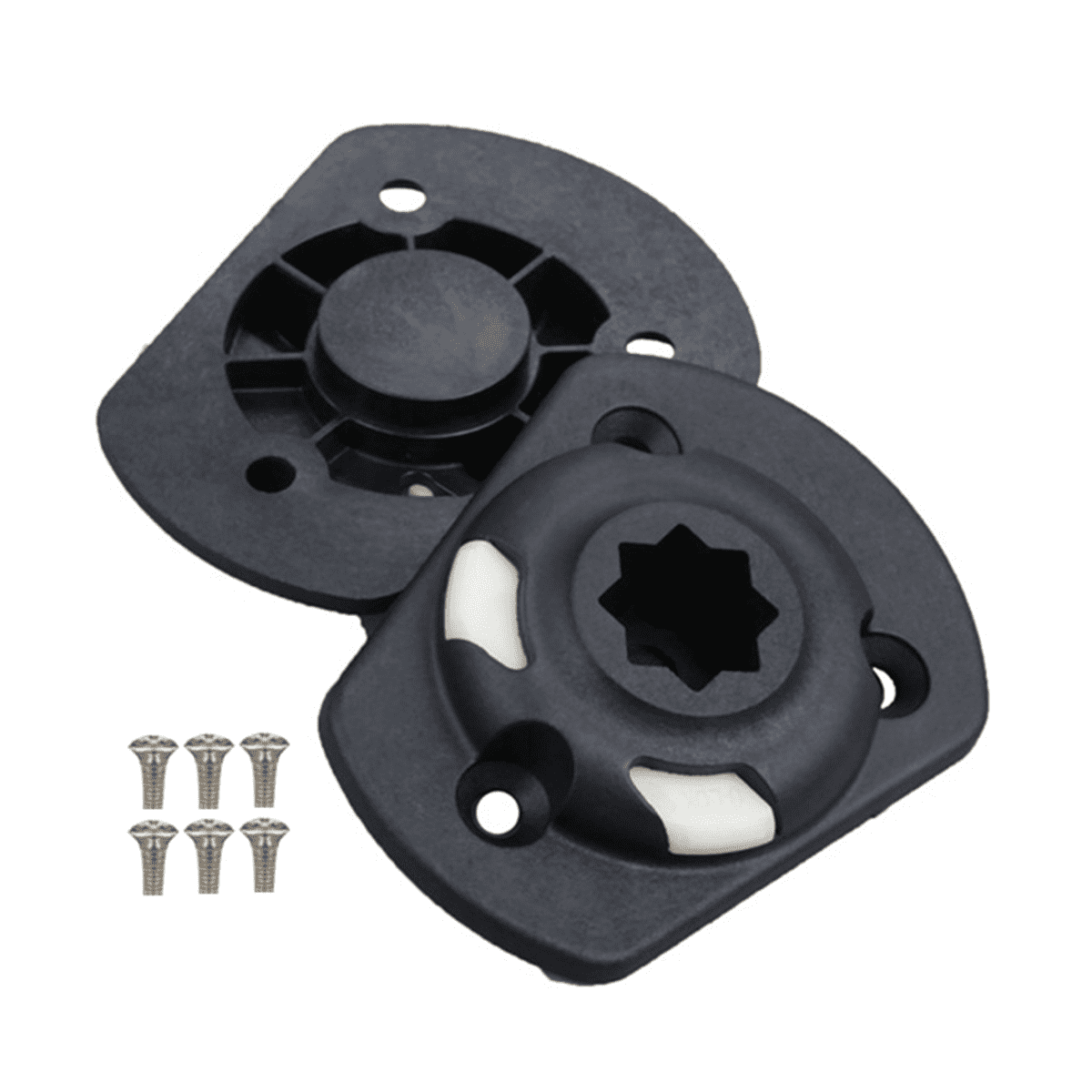 Canoe Boat Fishing Kayak Side Port Mount RIB Nylon Flush Rod Tackle Kit ...