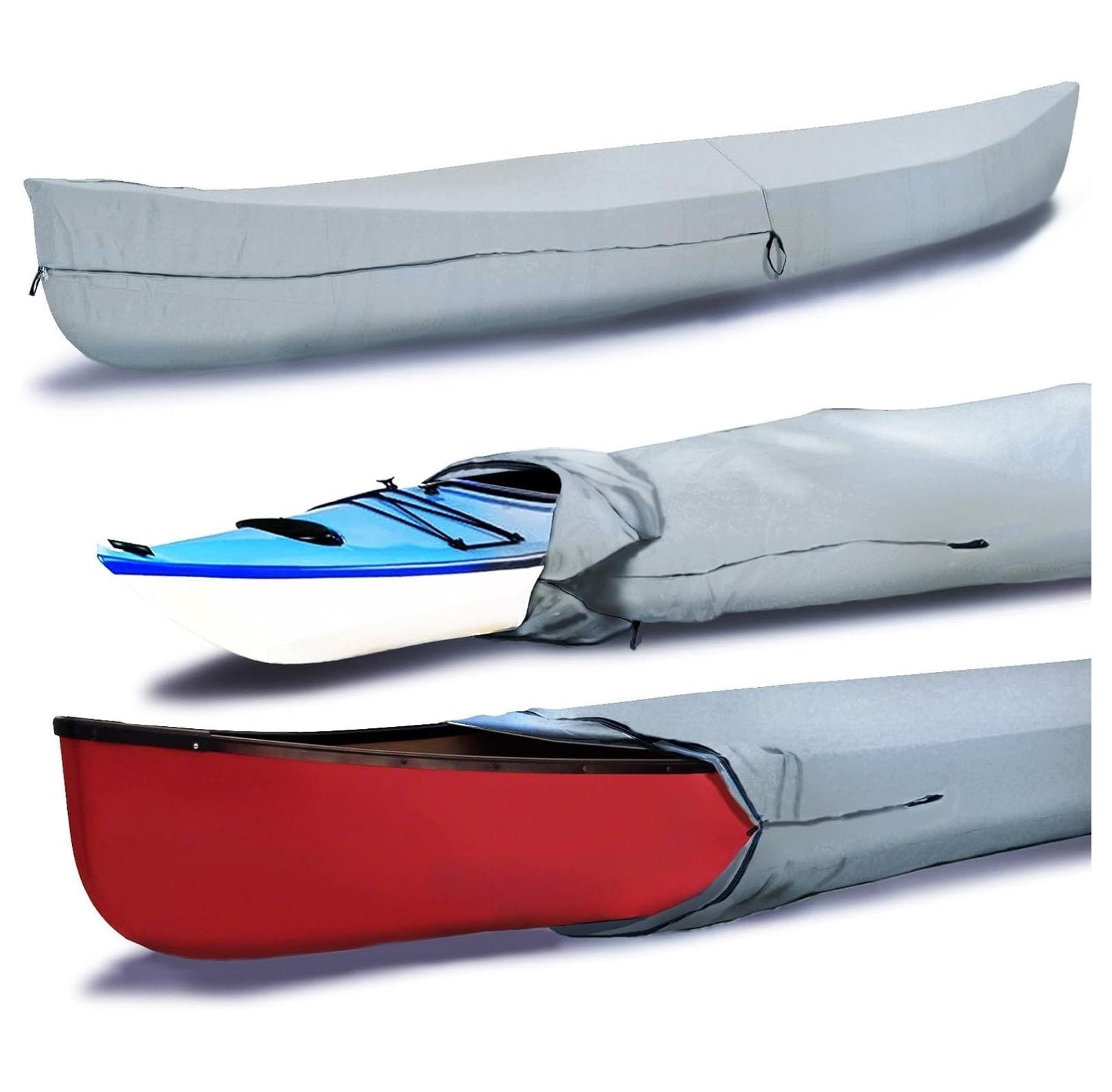 Canoe Cover Kayak Cover; Waterproof UV Resistant Marine Grade Polyester ...
