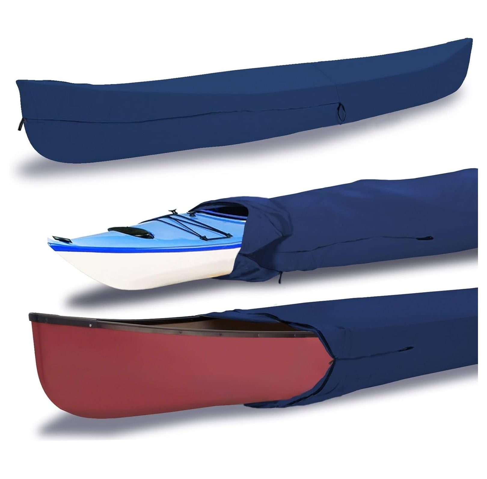 Canoe Cover Kayak Cover; Waterproof UV Resistant Marine Grade Polyester ...
