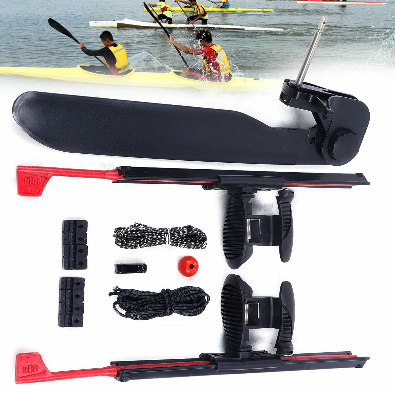 Canoe Kayak Boat Tail Rudder Direction Foot Control Steering System ...