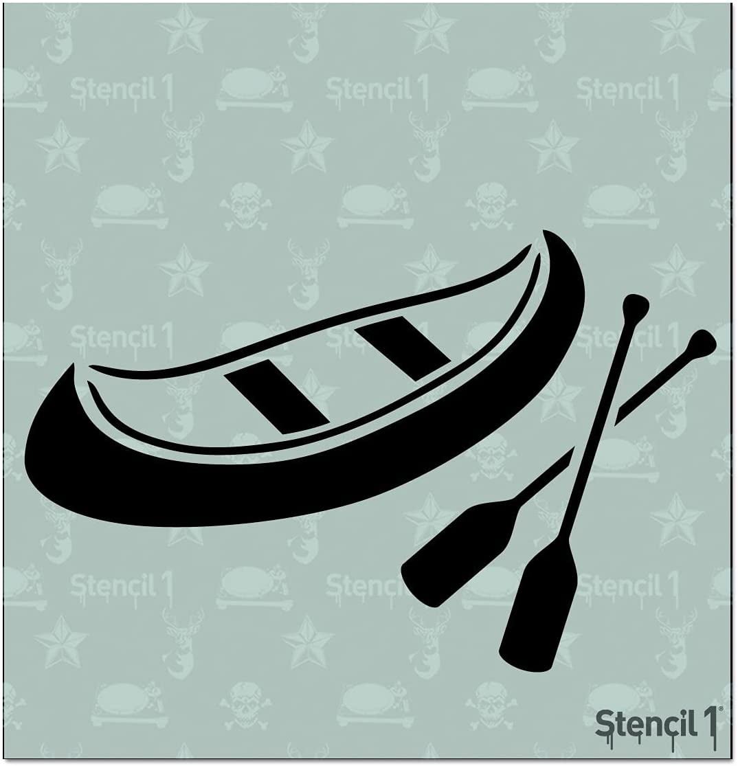 Canoe Stencil Art Craft - 5.75" x 6" - Walmart.com