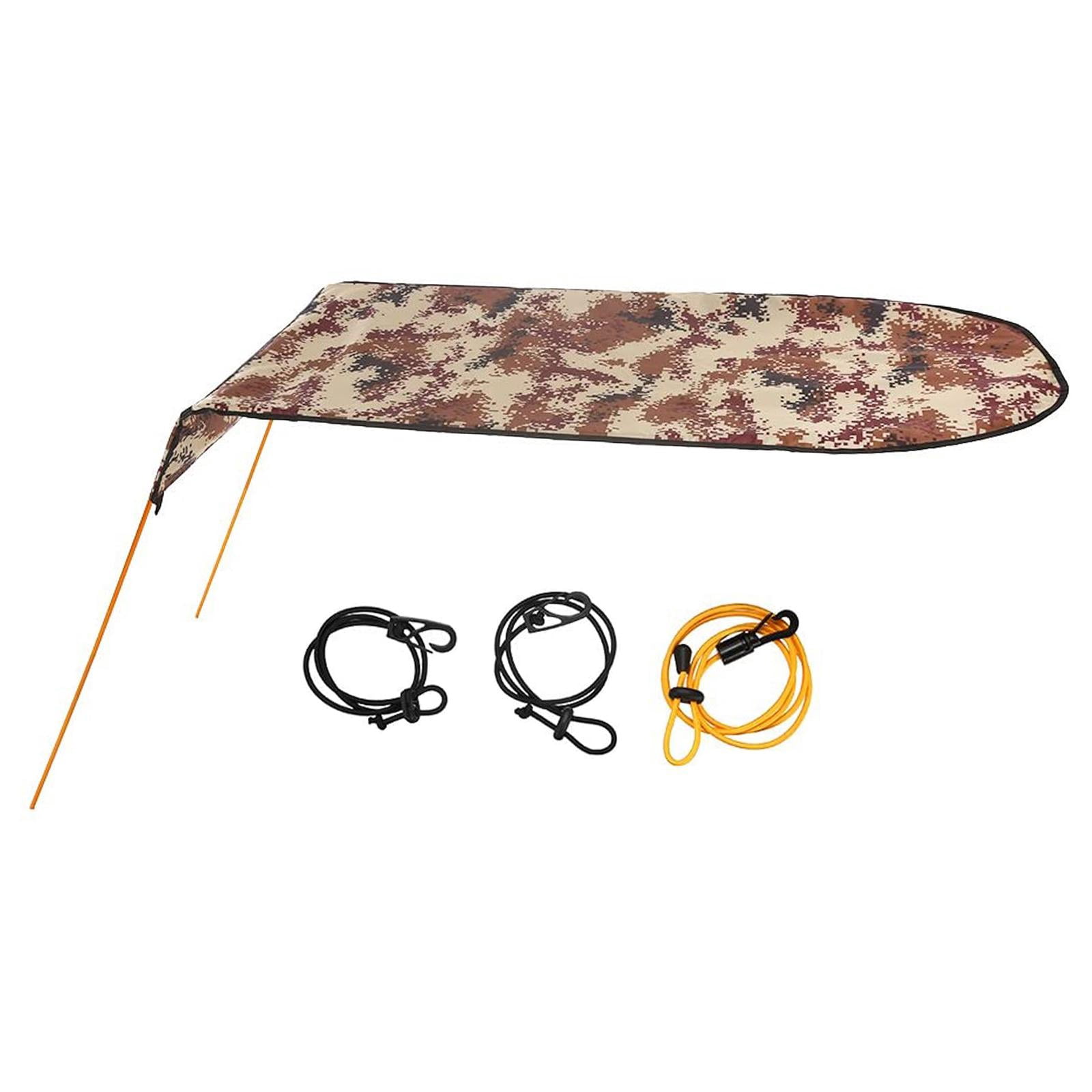 Canoe Sun Shade Canopy for Single Person Waterproof Oxford Cloth Kayak ...