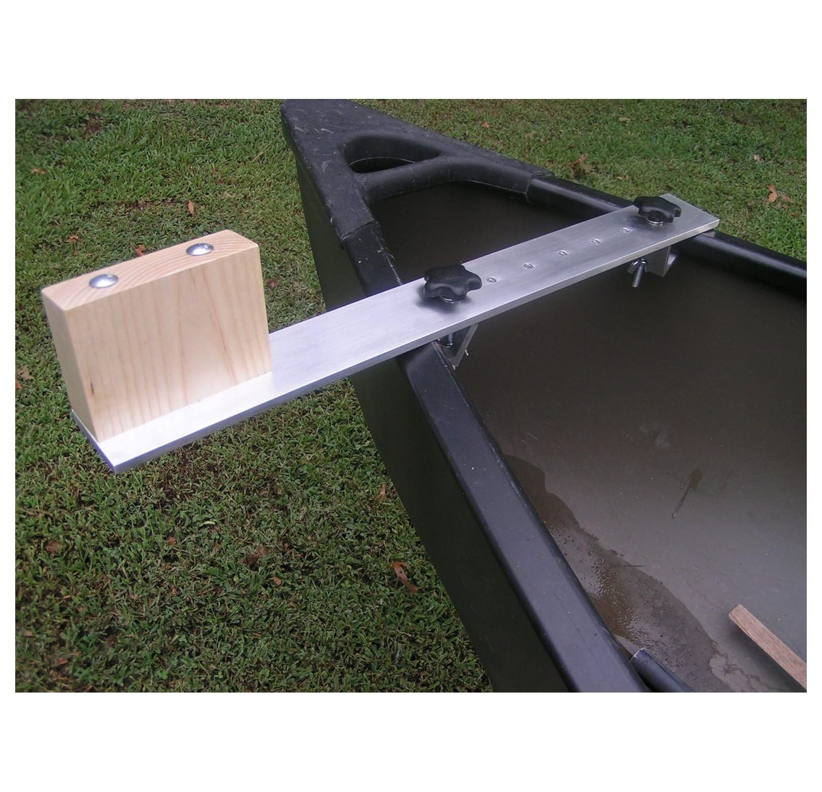 Canoe Trolling Motor Mount - Heavy Duty Aluminum Bracket with Block ...