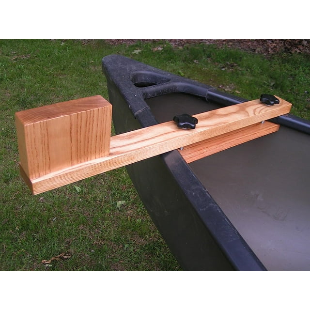Canoe Trolling Motor Mounting Bracket with Natural Finish - Walmart.com