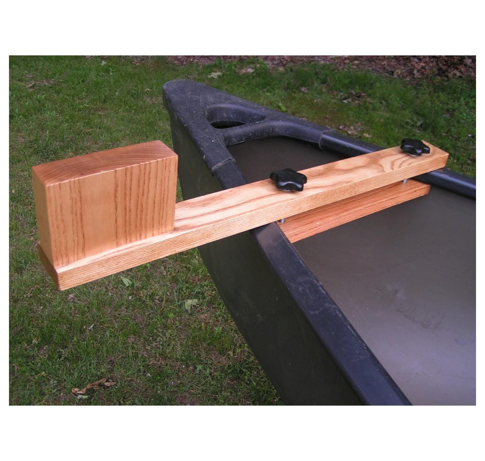 Canoe Trolling Motor Mounting Bracket with Natural Finish - Walmart.com