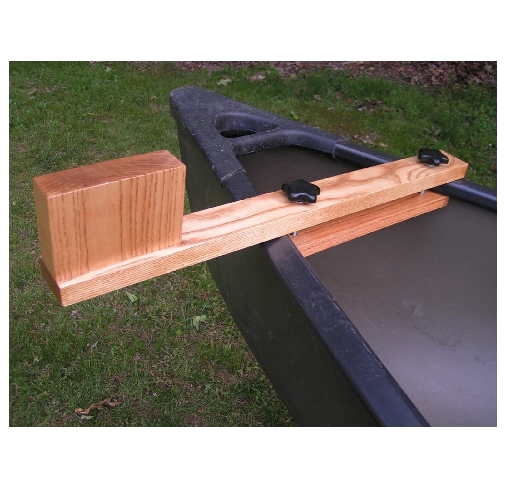 Canoe Trolling Motor Mounting Bracket with Natural Finish - Walmart.com