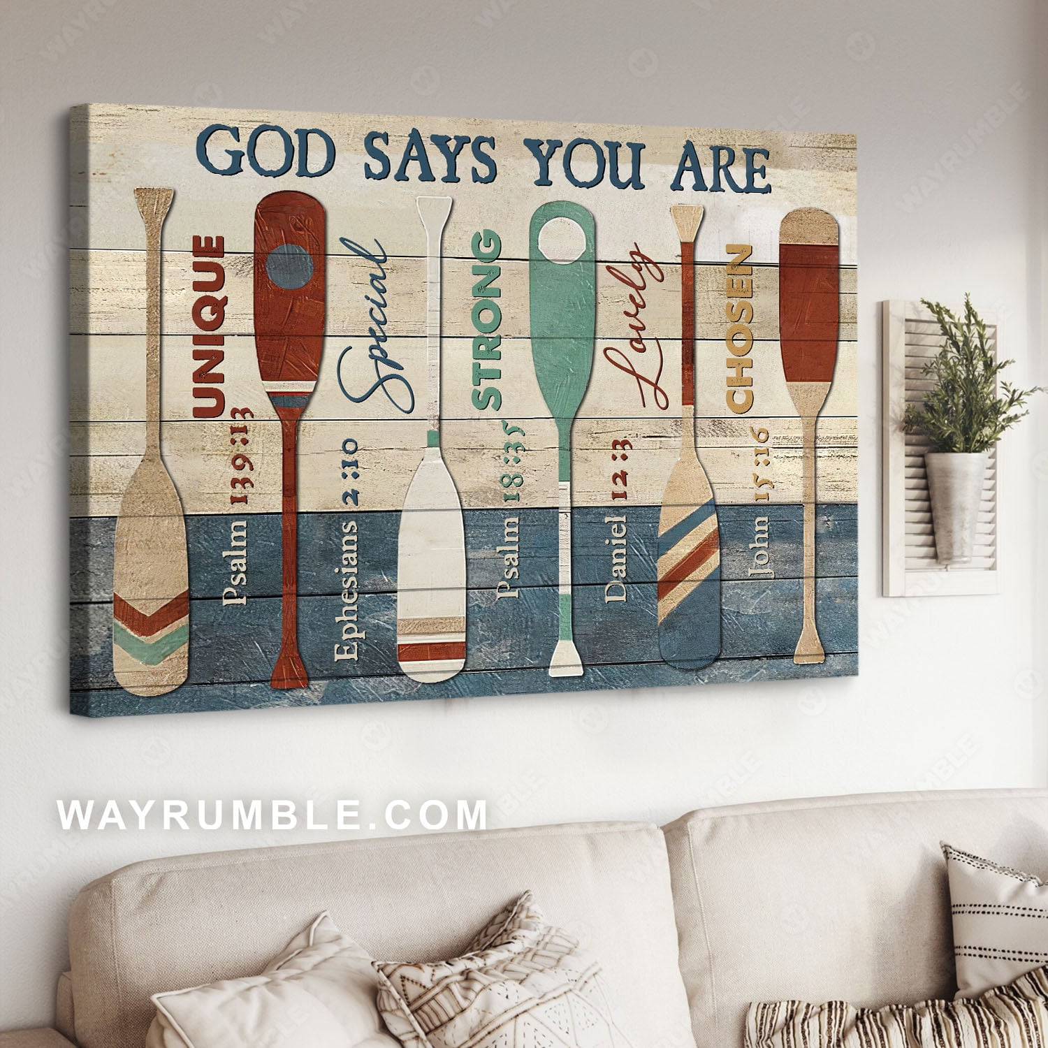 Canoe paddle, Paddle drawing, God says you are unique - Jesus Landscape ...