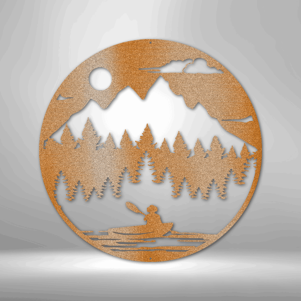 Canoe the Wild Steel Sign Laser Cut Powder Coated Home & Office Metal ...