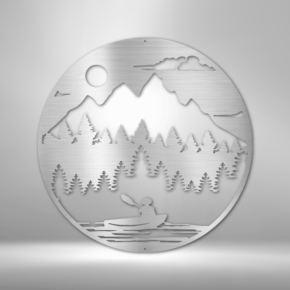 Canoe the Wild Steel Sign Laser Cut Powder Coated Home & Office Metal ...