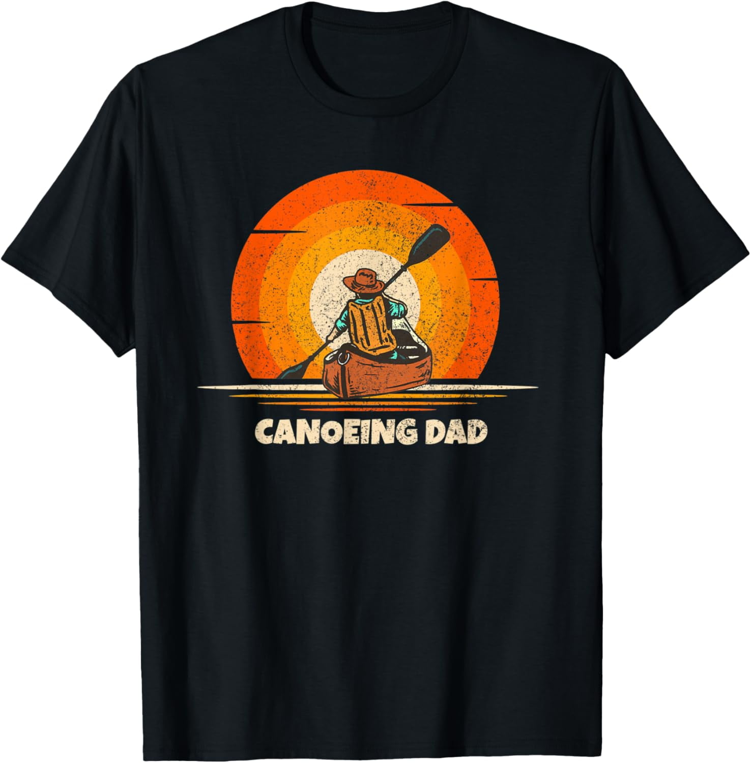 Canoeing Dad Funny Canoe T-Shirt - Walmart.com